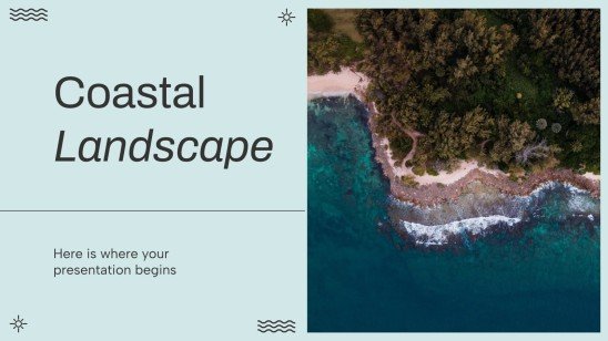 Coastal Landscape | Google Slides and PowerPoint