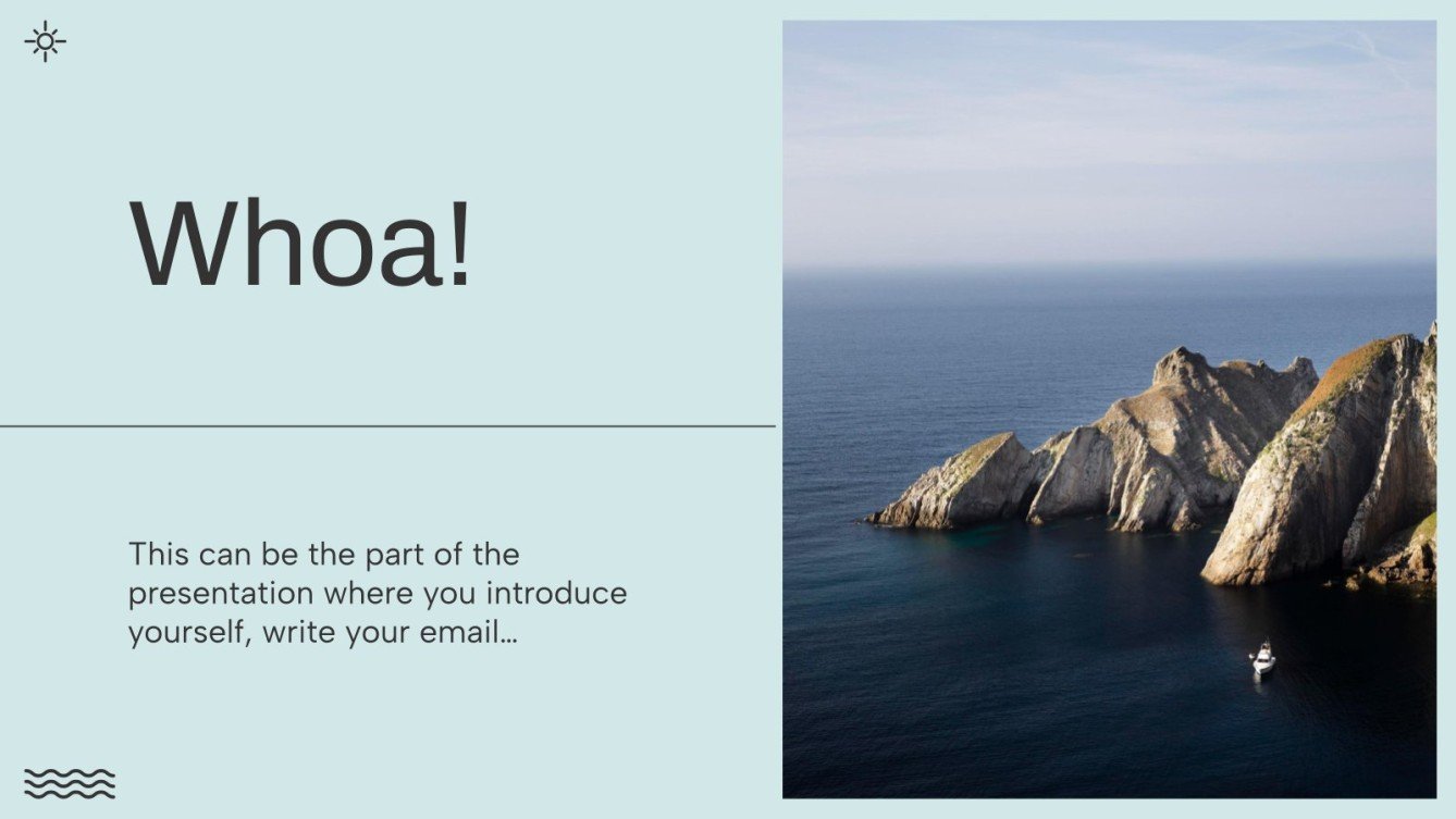 Coastal Landscape | Google Slides and PowerPoint