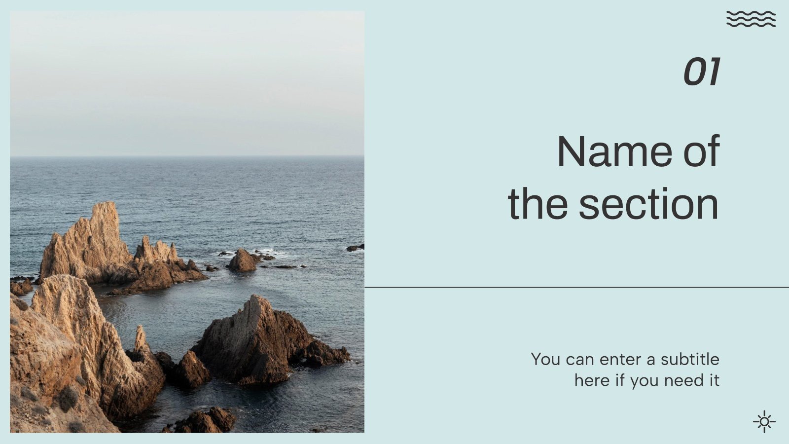 Coastal Landscape | Google Slides and PowerPoint