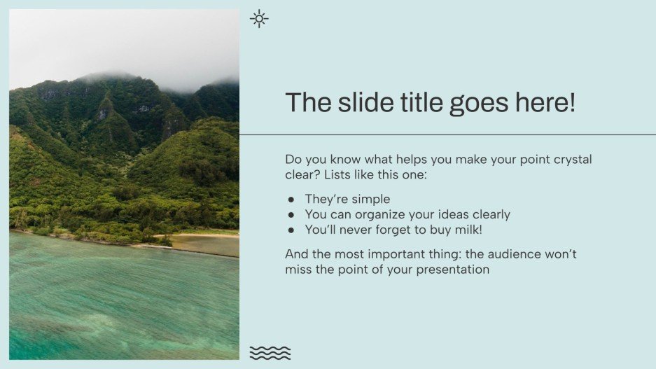 Coastal Landscape | Google Slides and PowerPoint
