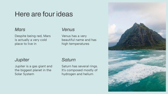 Coastal Landscape | Google Slides and PowerPoint