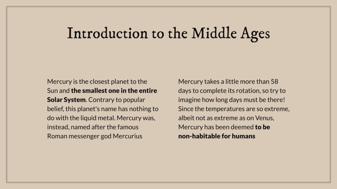 Middle Ages and Feudalism | Google Slides & PowerPoint