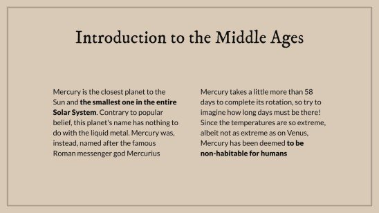 Middle Ages and Feudalism | Google Slides & PowerPoint