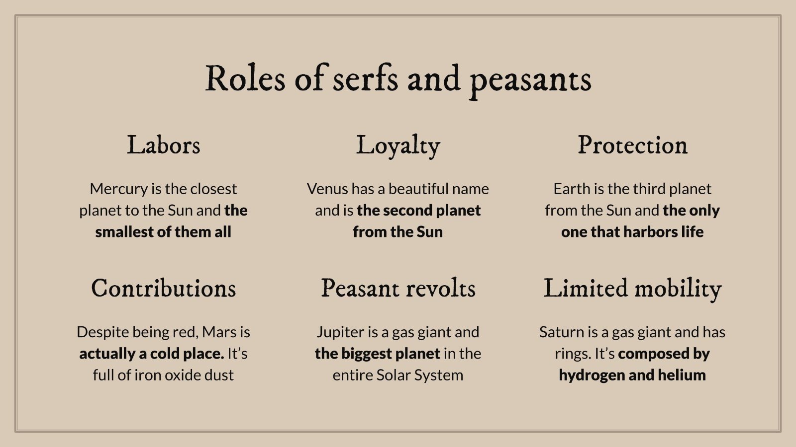 Middle Ages and Feudalism | Google Slides & PowerPoint