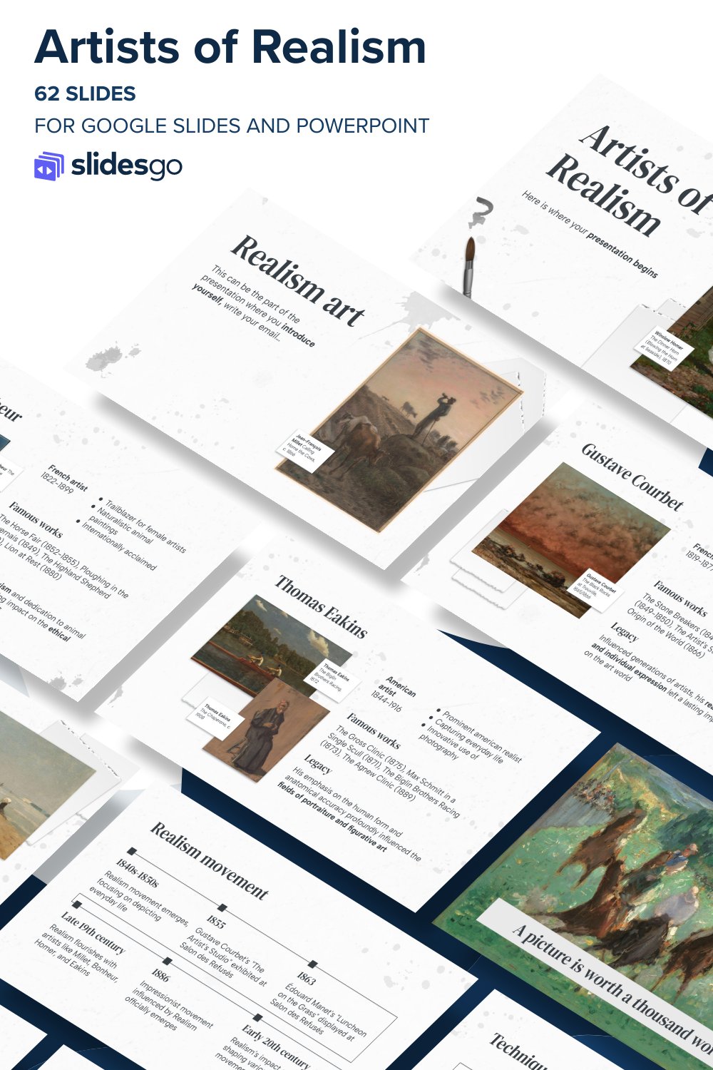 Artists of Realism | Google Slides & PowerPoint