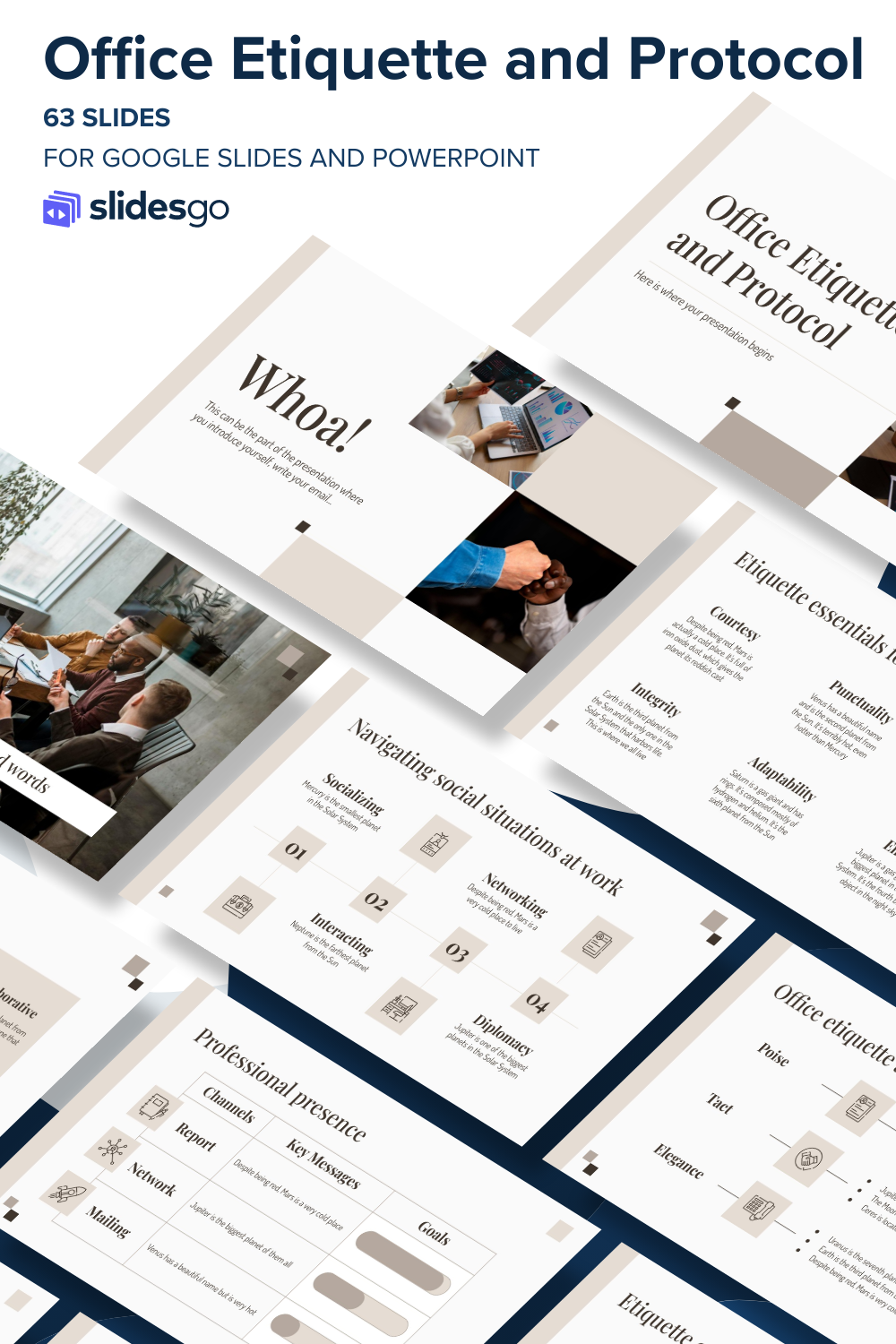 Office Etiquette and Protocol | Google Slides & PowerPoint