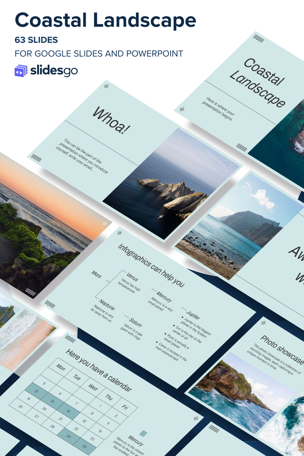 Coastal Landscape | Google Slides and PowerPoint