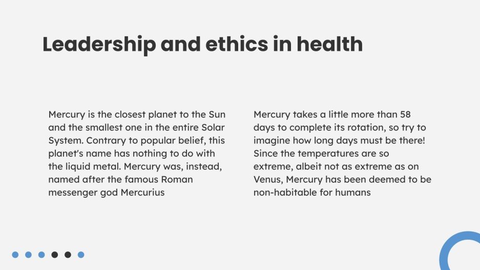 Healthcare Leadership and Ethics - Health Administration