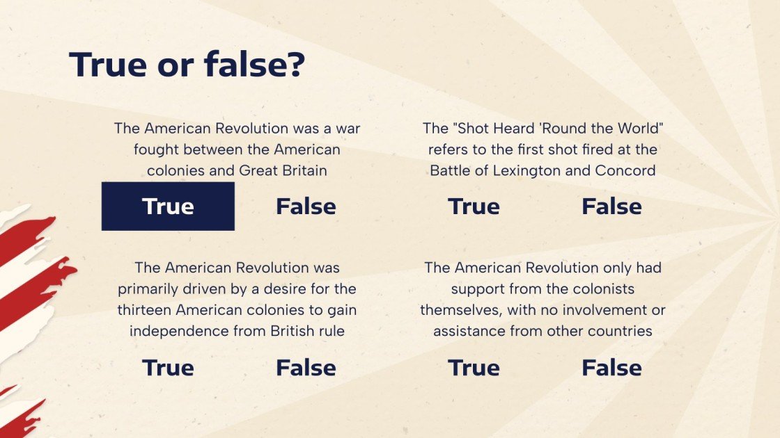 American Revolution - History - 8th Grade | Google Slides