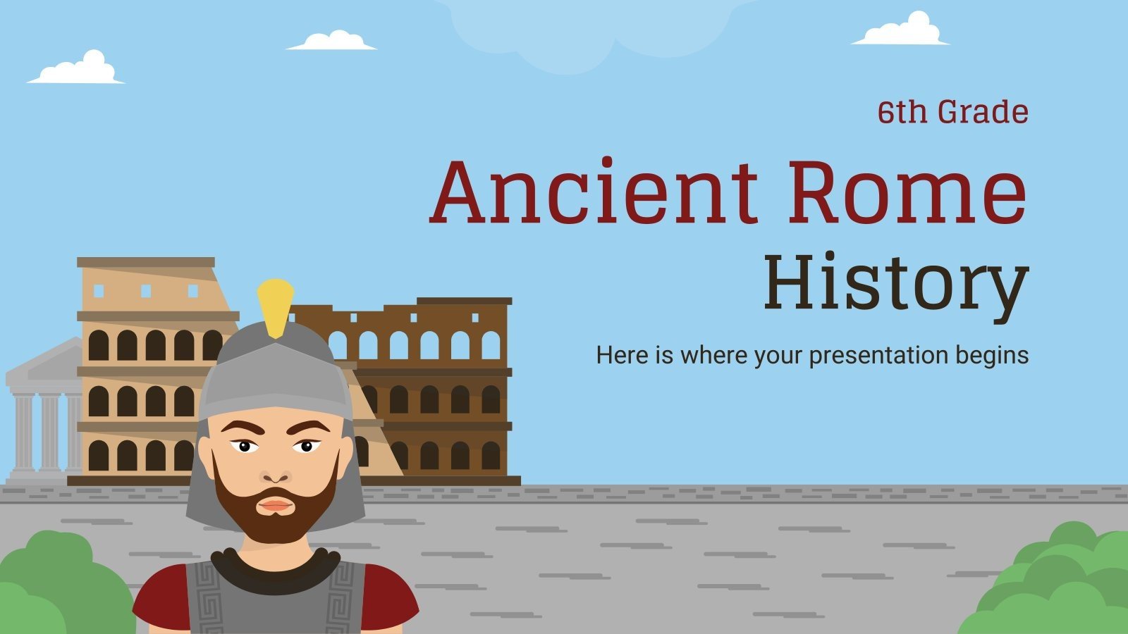 Kostenlose Google Slides & PowerPoint-Vorlagen über Rom