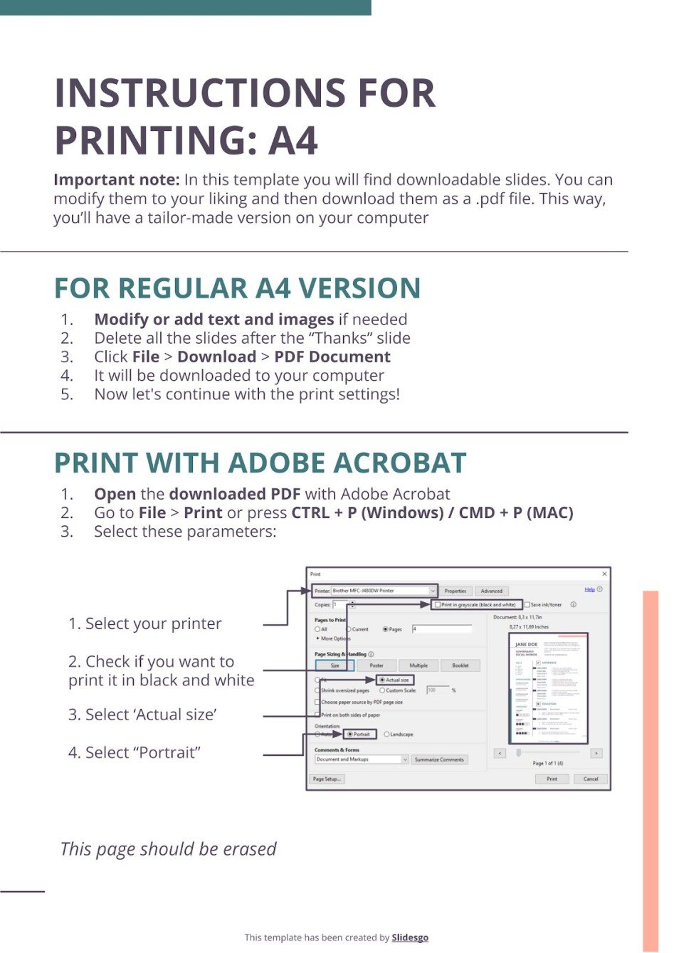 Government Social Worker CV | Google Slides & PowerPoint