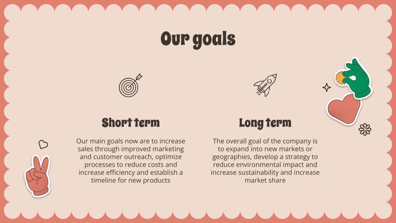 Retro Cartoon Sticker Marketing Plan | Google Slides & PPT