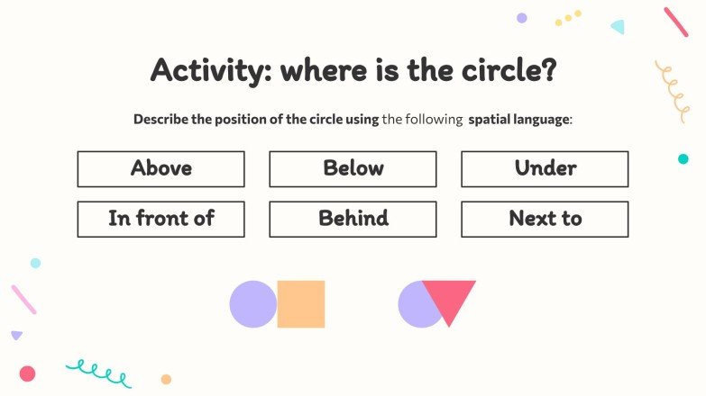 Shapes and Spatial Awareness - Mathematics for Pre-K
