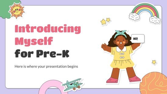 Introducing Myself for Pre-K | Google Slides & PowerPoint