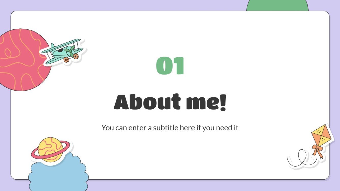 Introducing Myself for Pre-K | Google Slides & PowerPoint