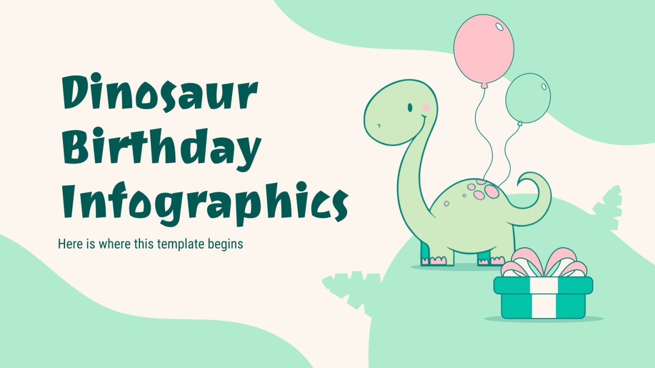 Plantillas gratis de dinosaurios para Google Slides y PPT