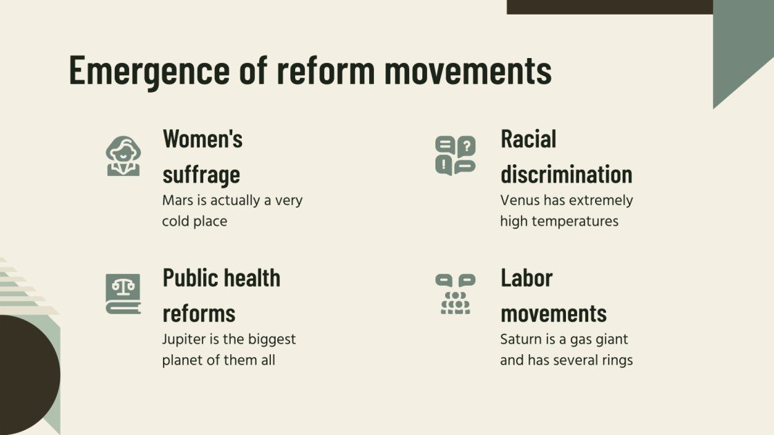 Progressive Era and Reform Movements | Google Slides