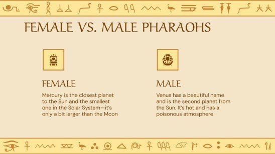 Las faraonas de Egipto | Google Slides y PowerPoint