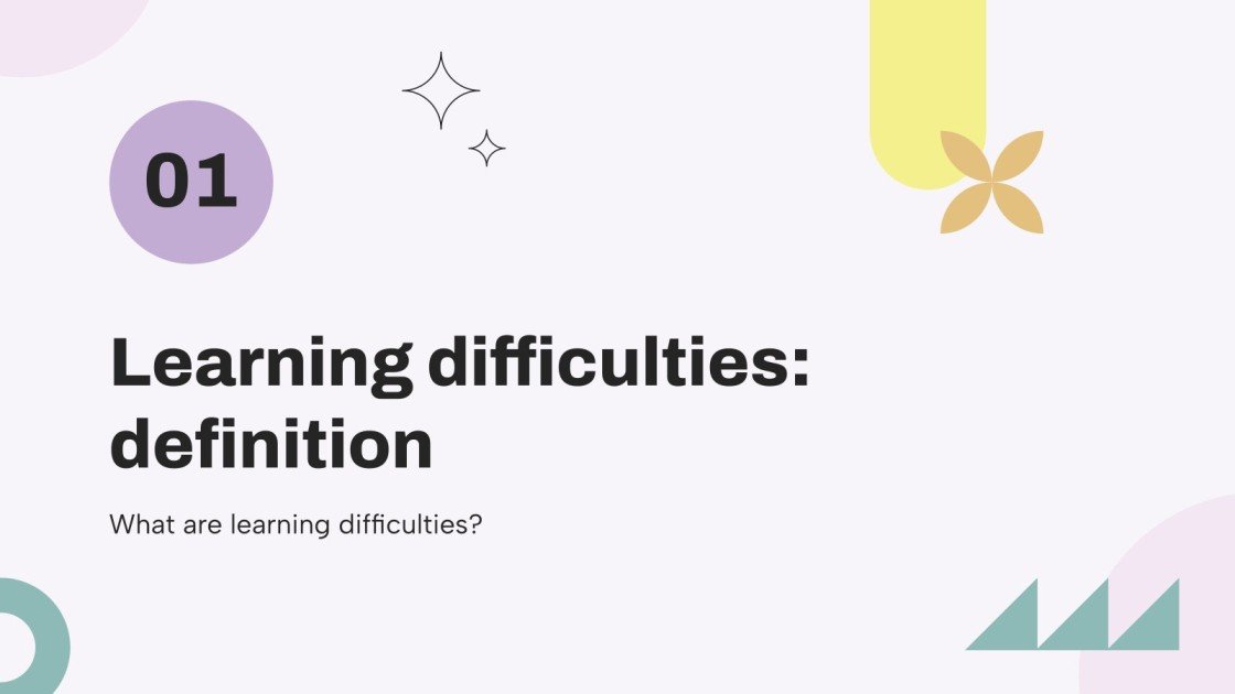 Classification and Assessment of Learning Difficulties