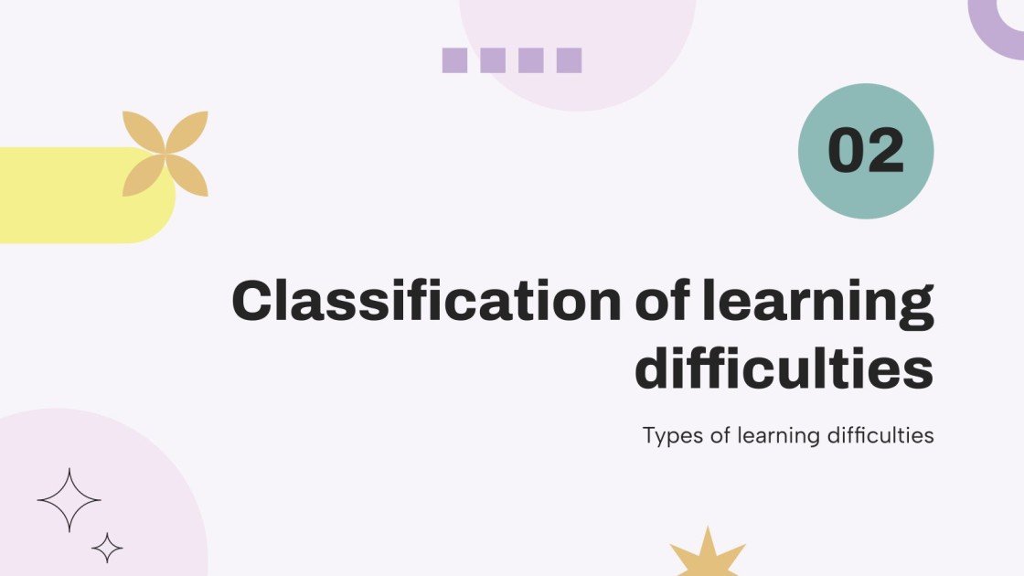 Classification and Assessment of Learning Difficulties