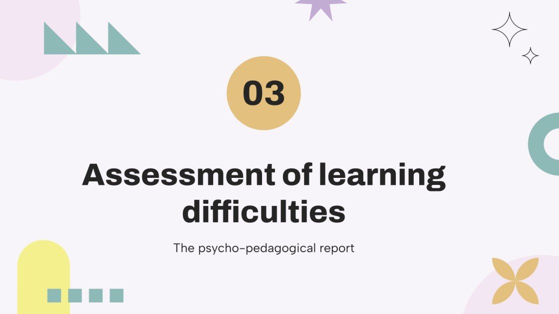 Classification and Assessment of Learning Difficulties
