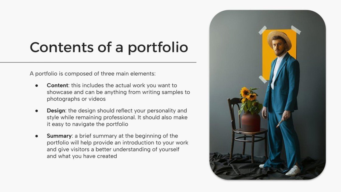 Portafolio de actor | Google Slides y PowerPoint