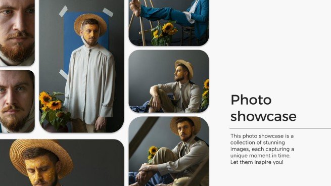 Portfólio de ator | Modelo do Google Slides e PowerPoint