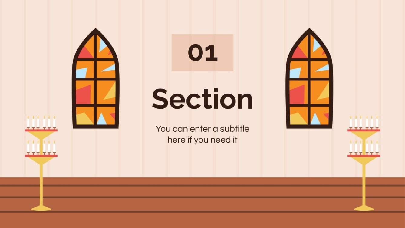 Música gospel em igrejas cristãs | Google Slides e PPT