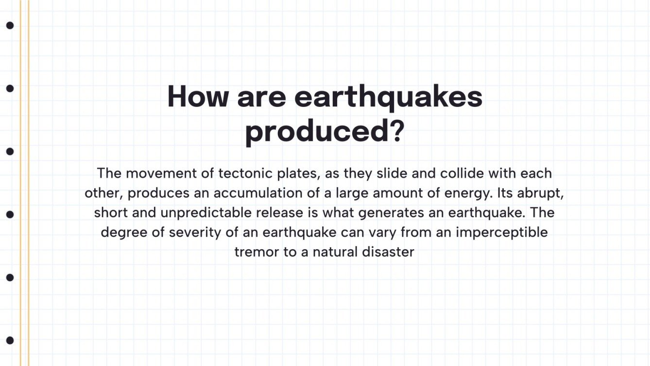 Why Do Earthquakes Happen? | Google Slides & PPT Why Do Earthquakes Happen? | Google Slides & PPT