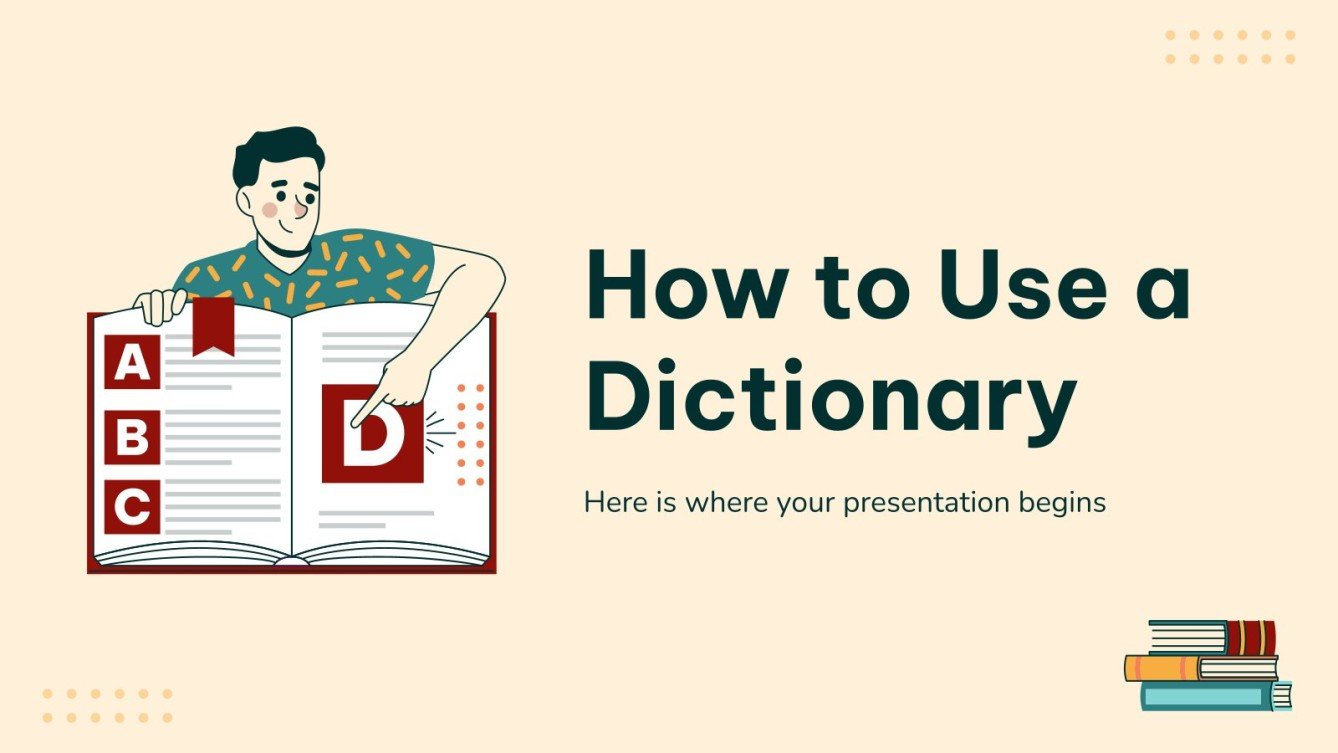 How to Use a Dictionary | Google Slides & PowerPoint