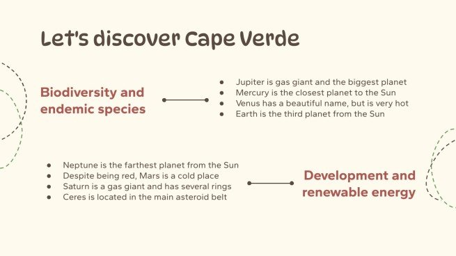 Let's Discover Cape Verde Infographics | Google Slides