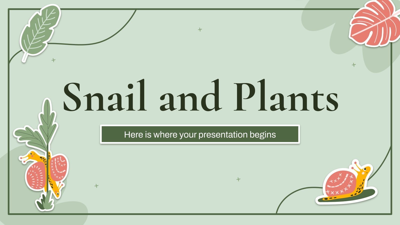 Plants Google Slides and PowerPoint Template