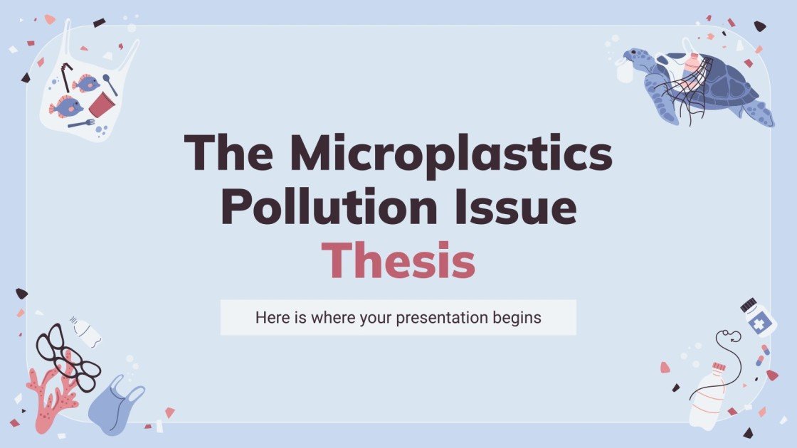 La tesis sobre la contaminación por microplásticos