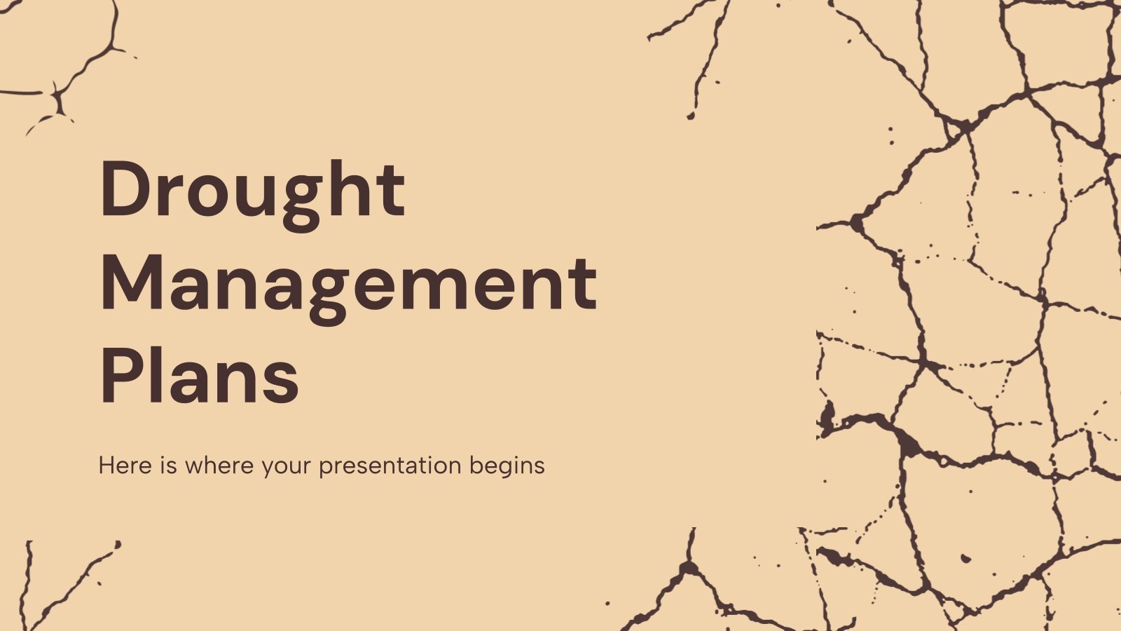Drought Management Plans | Google Slides & PowerPoint