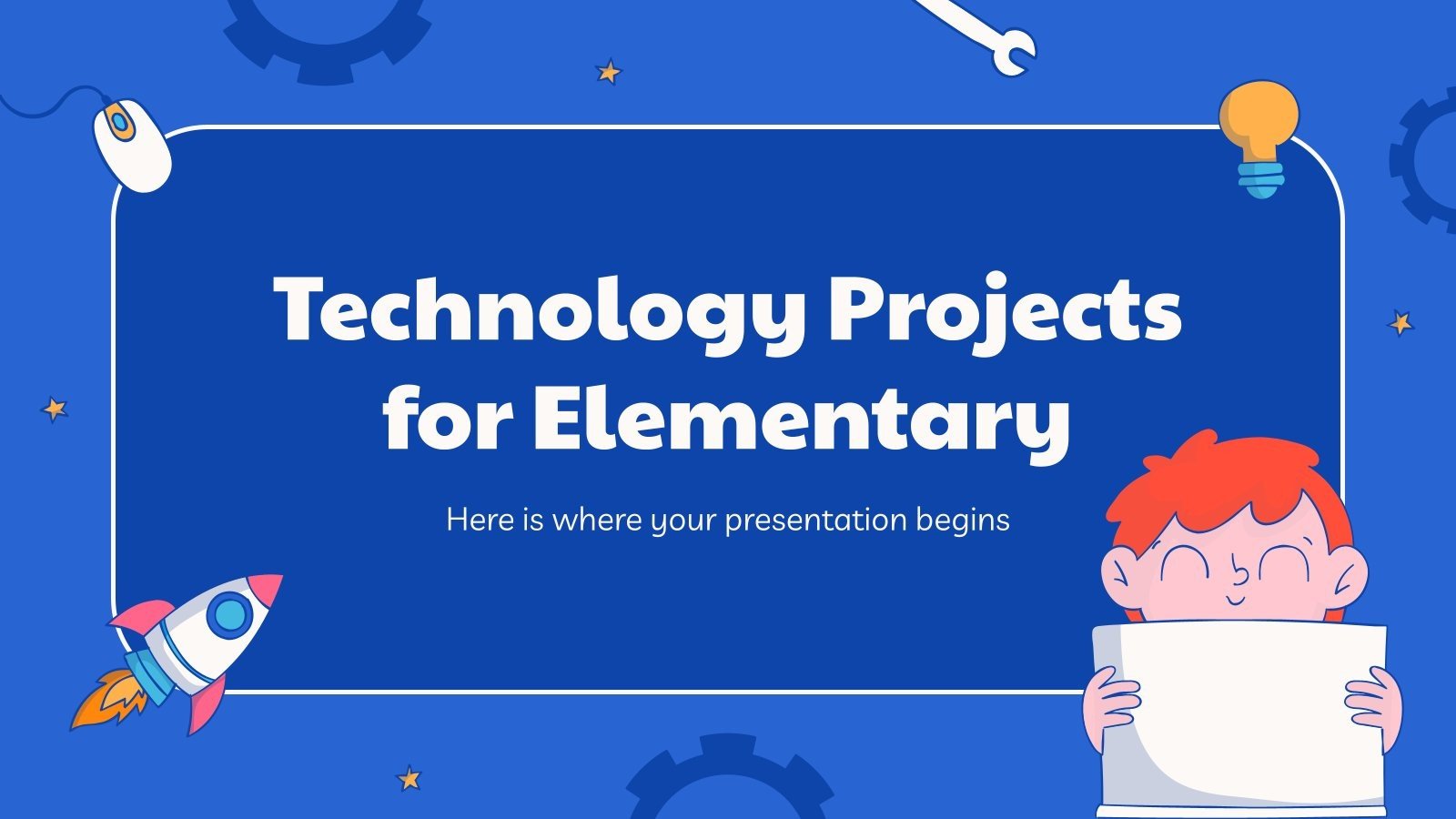Technology Projects for Elementary | Google Slides & PPT