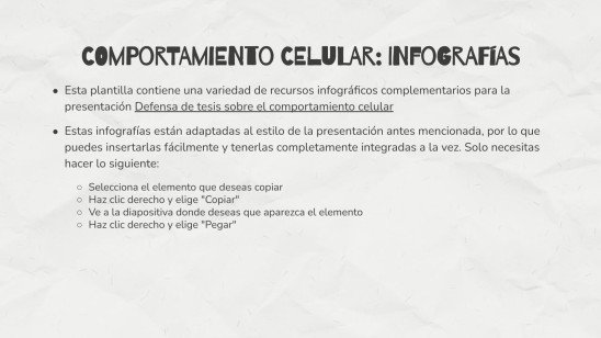 Cell Behavior Thesis Defense Infographics | Google Slides