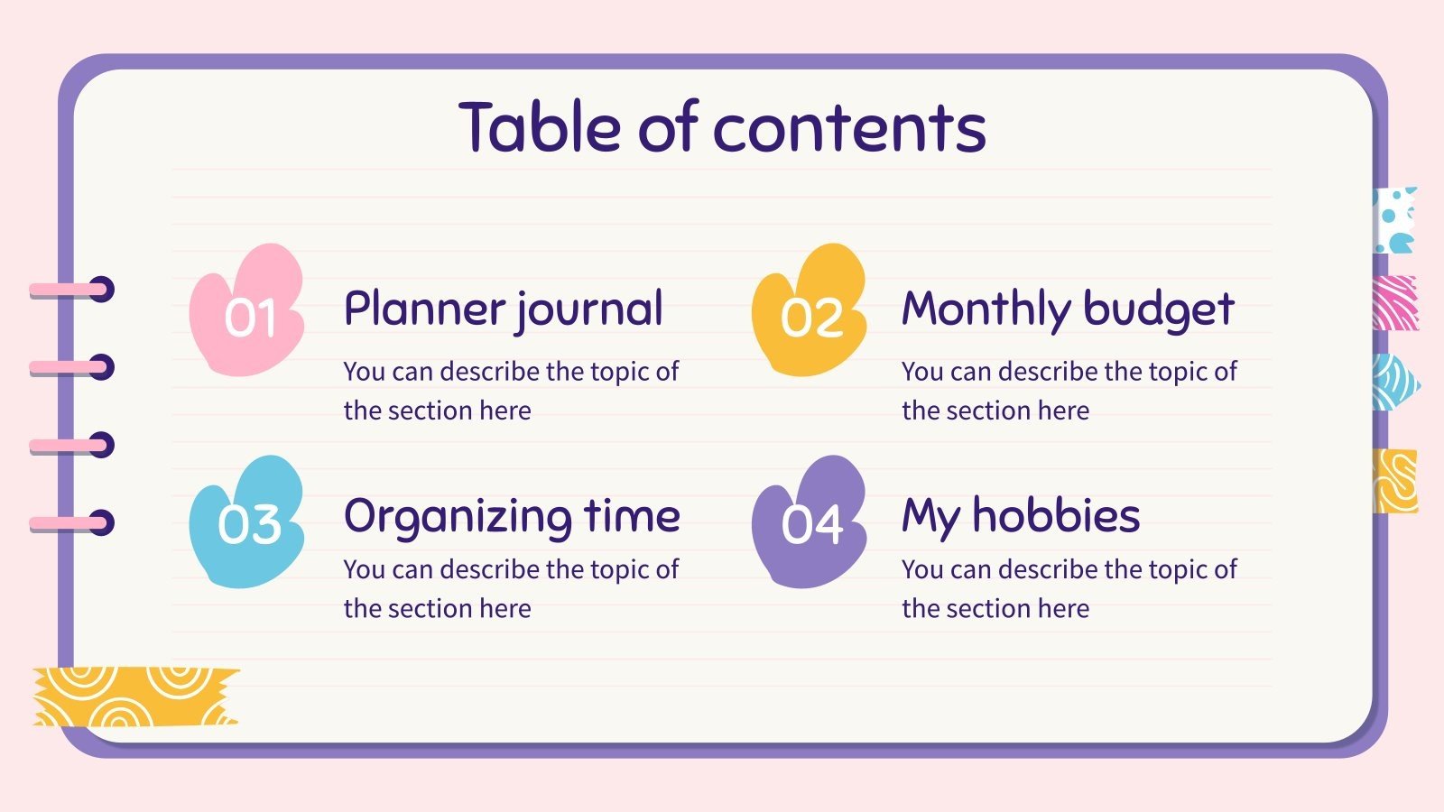 Cute Pastel Binder | Google Slides & PowerPoint