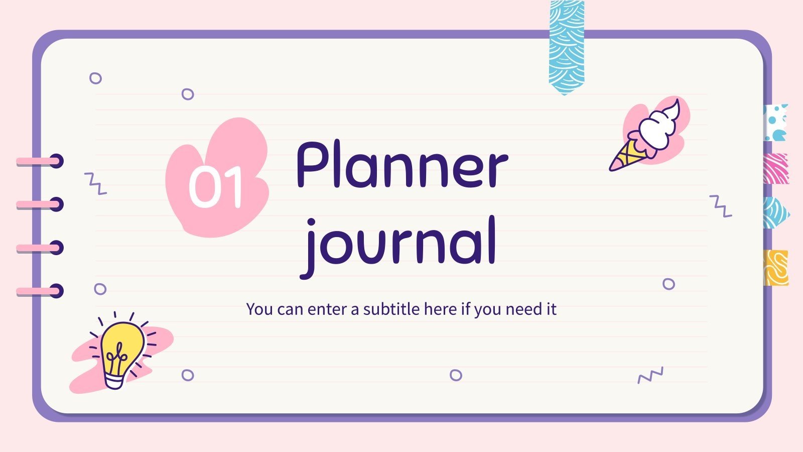 Cute Pastel Binder | Google Slides & PowerPoint