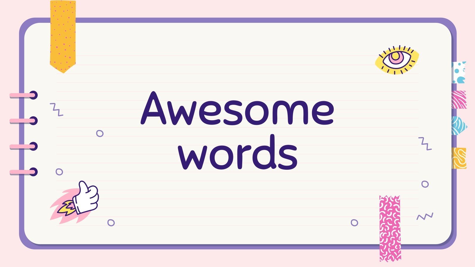 Cute Pastel Binder | Google Slides & PowerPoint