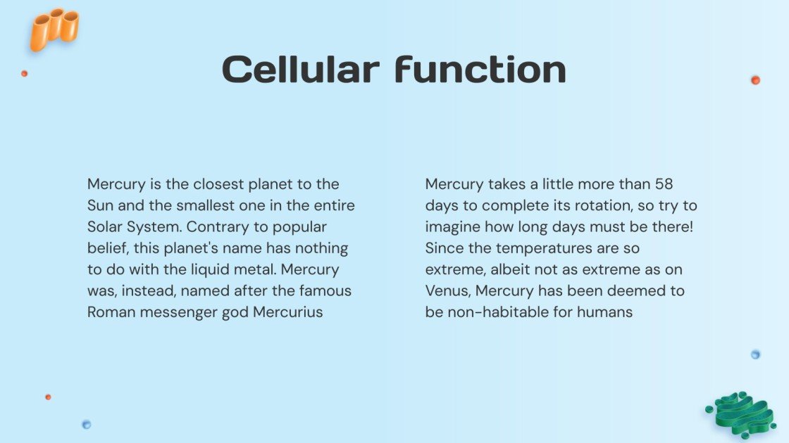 Cellular Structure and Function - Science - 11th Grade