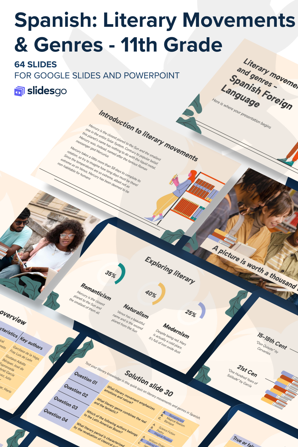 Literary Movements and Genres - Spanish - 11th Grade