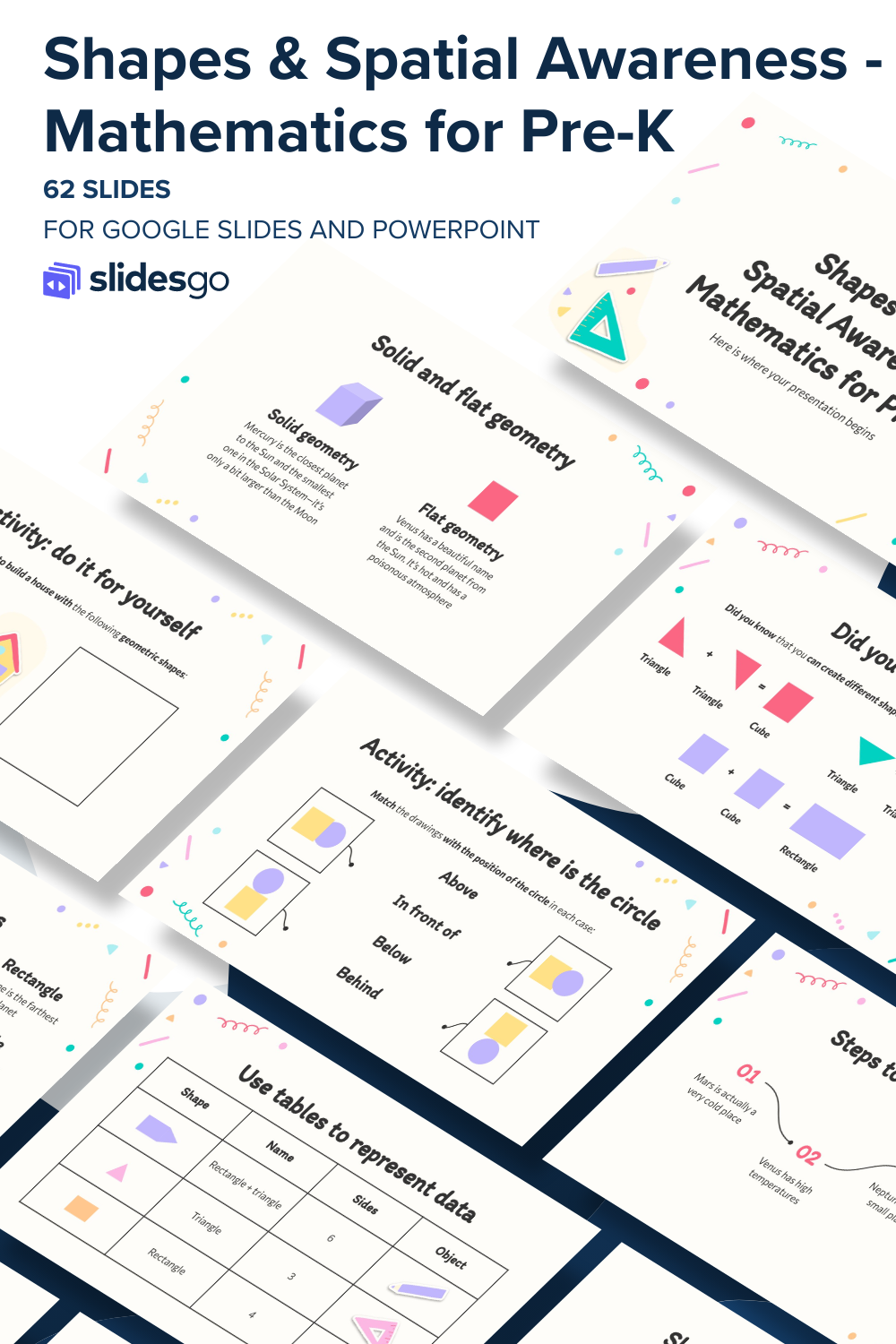 Shapes and Spatial Awareness - Mathematics for Pre-K