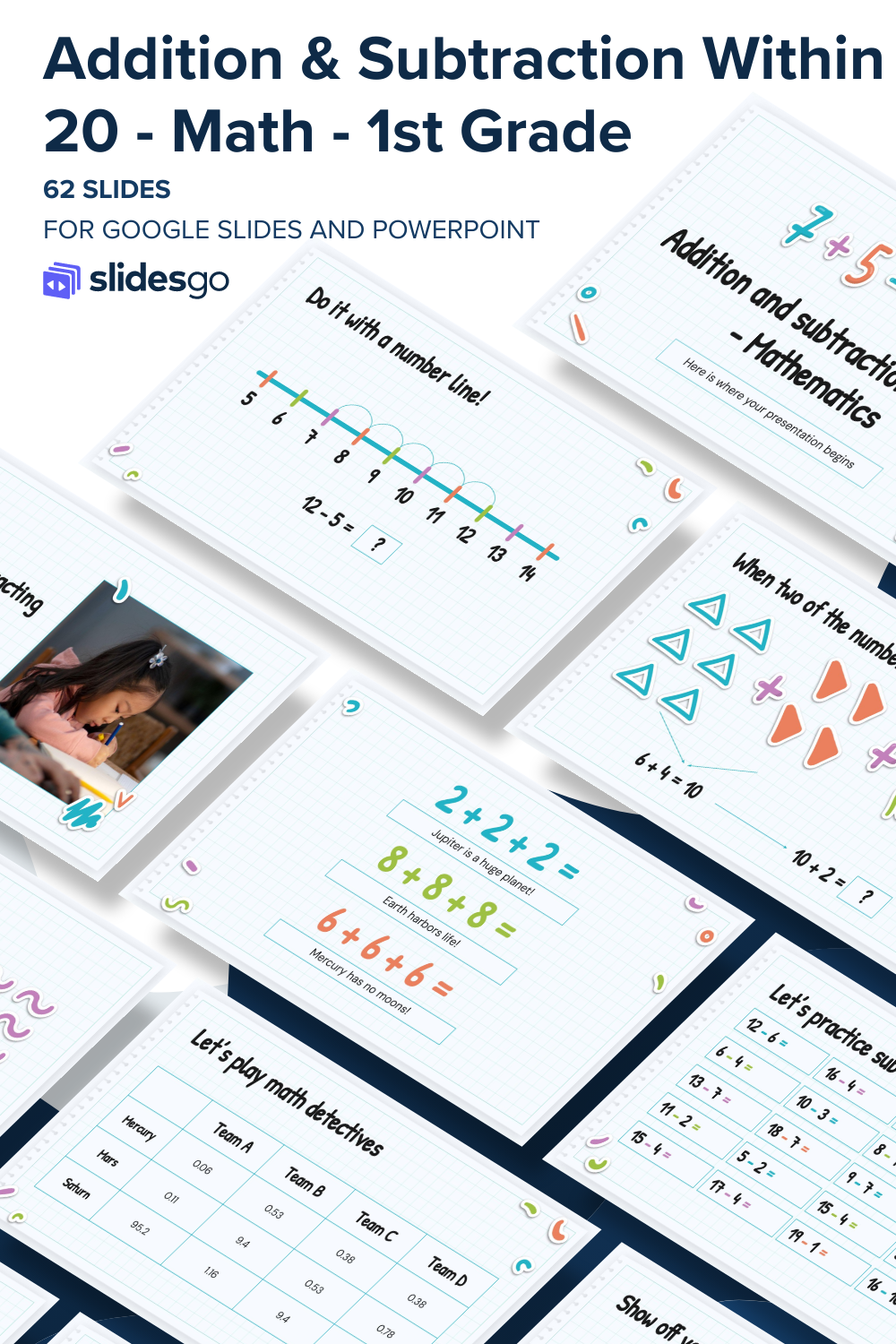 Addition and Subtraction Within 20 | Google Slides & PPT