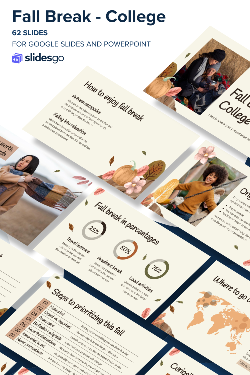 Fall Break - College | Google Slides & PowerPoint