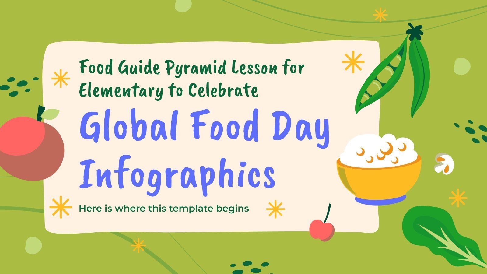 Food Guide Pyramid Lesson for Elementary Infographics