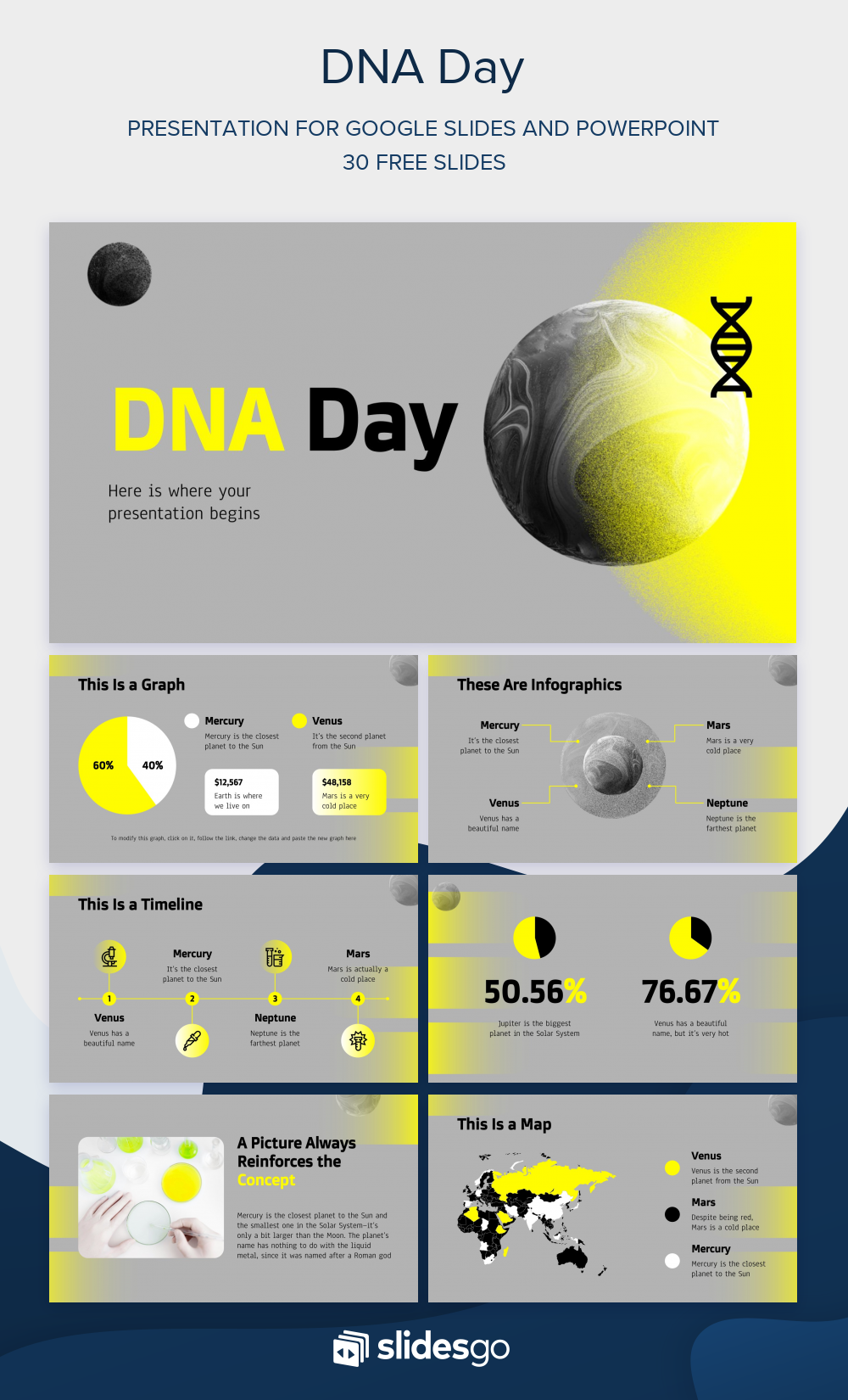 DNA Day | Google Slides theme and PowerPoint template