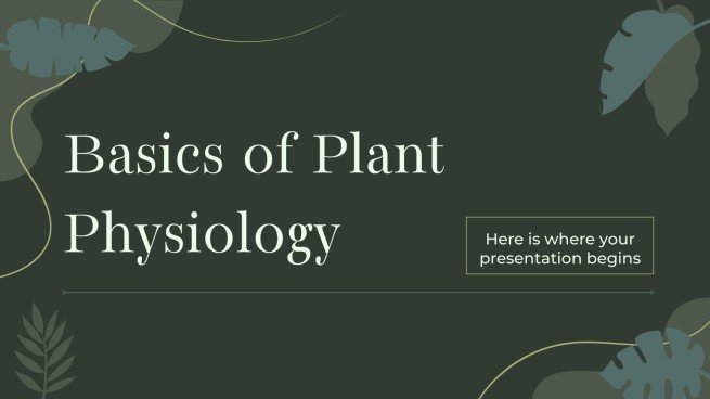 Plants Google Slides and PowerPoint Template