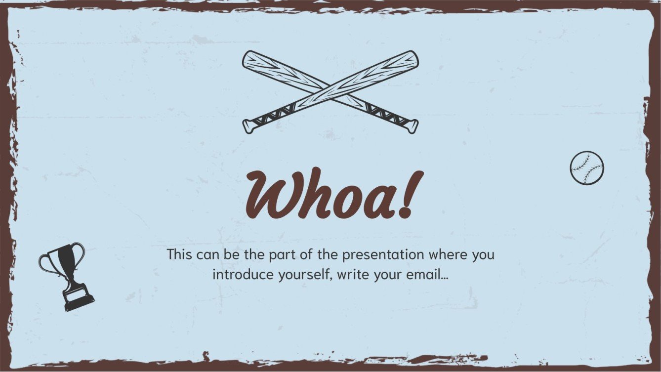 Baseball Game Plan Layouts | Google Slides & PPT