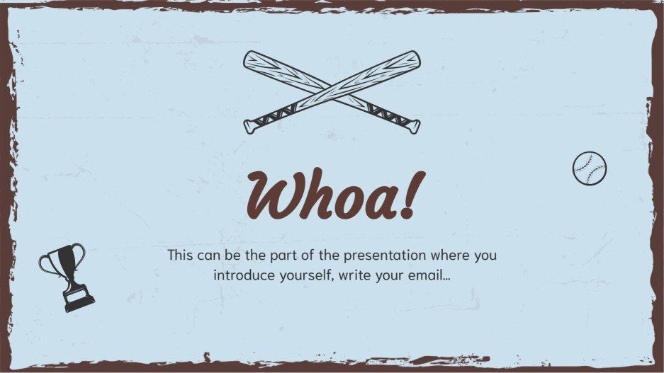 Baseball Game Plan Layouts | Google Slides & PPT