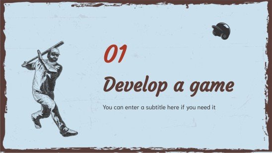 Baseball Game Plan Layouts | Google Slides & PPT